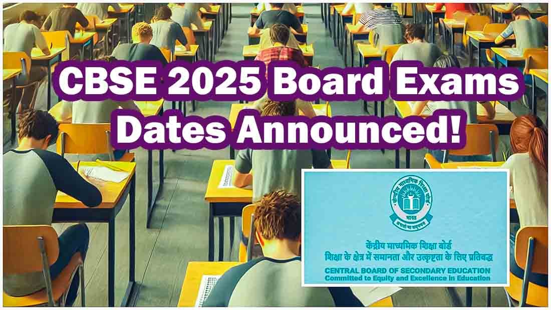 CBSE Announces 10th and 12th Board Exam Dates for 2025: Exams Start ...