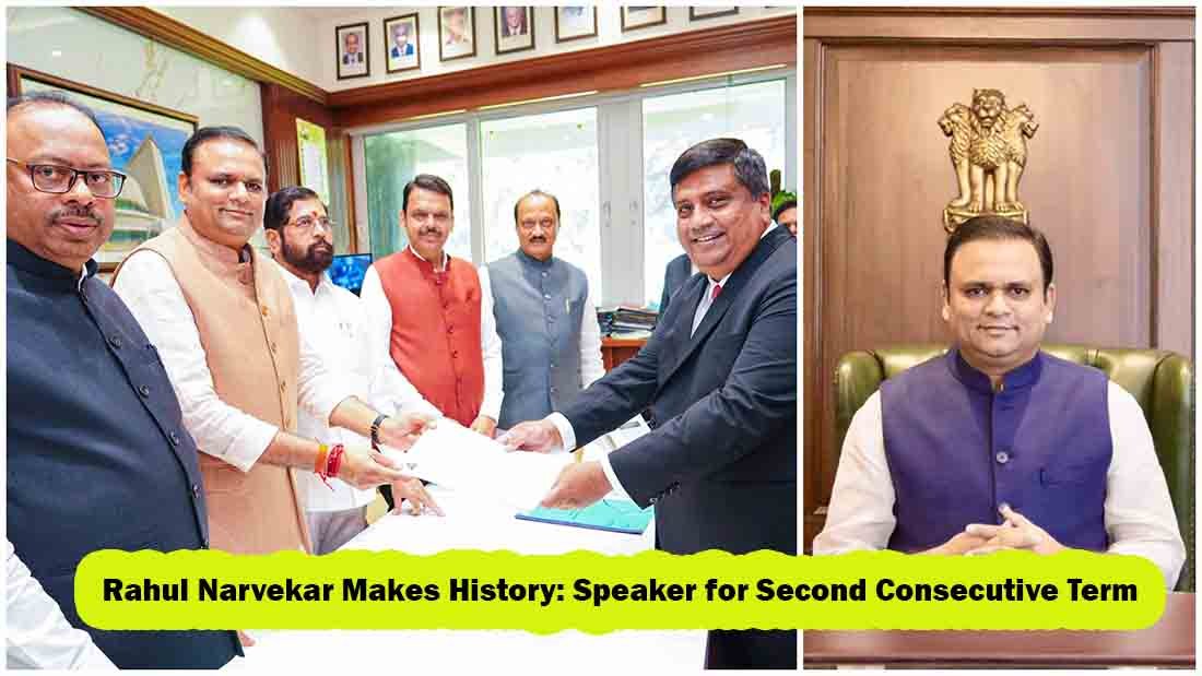 Rahul Narvekar Re-elected as Maharashtra Assembly Speaker, Creates ...
