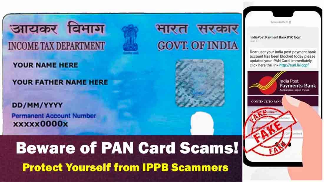 Pan Card Fraud Alert: Pan Card Holders Alert! Scammers Targeting India Post Payments Bank ...